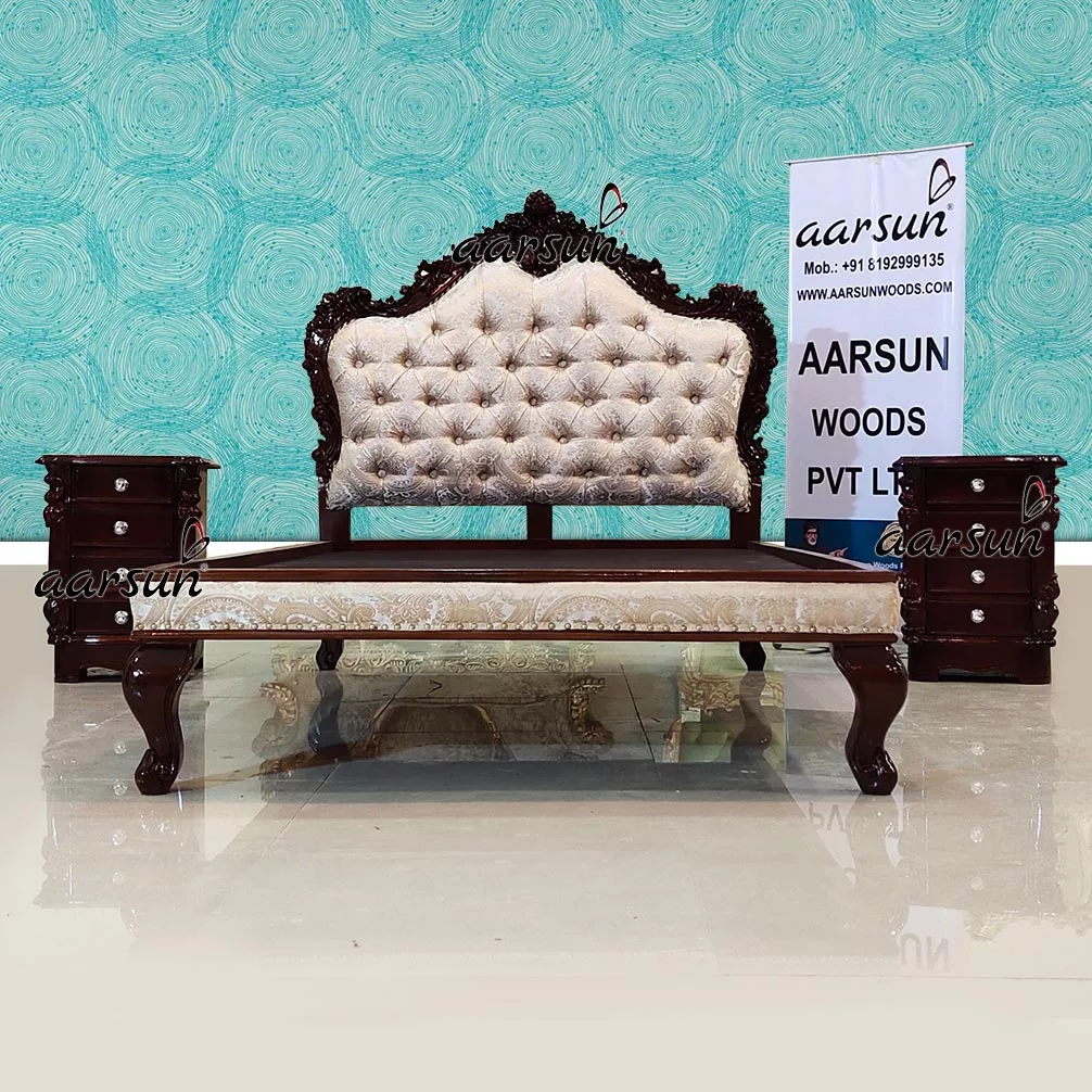 Handcrafted Wooden Bed Diwan for Home YT 284